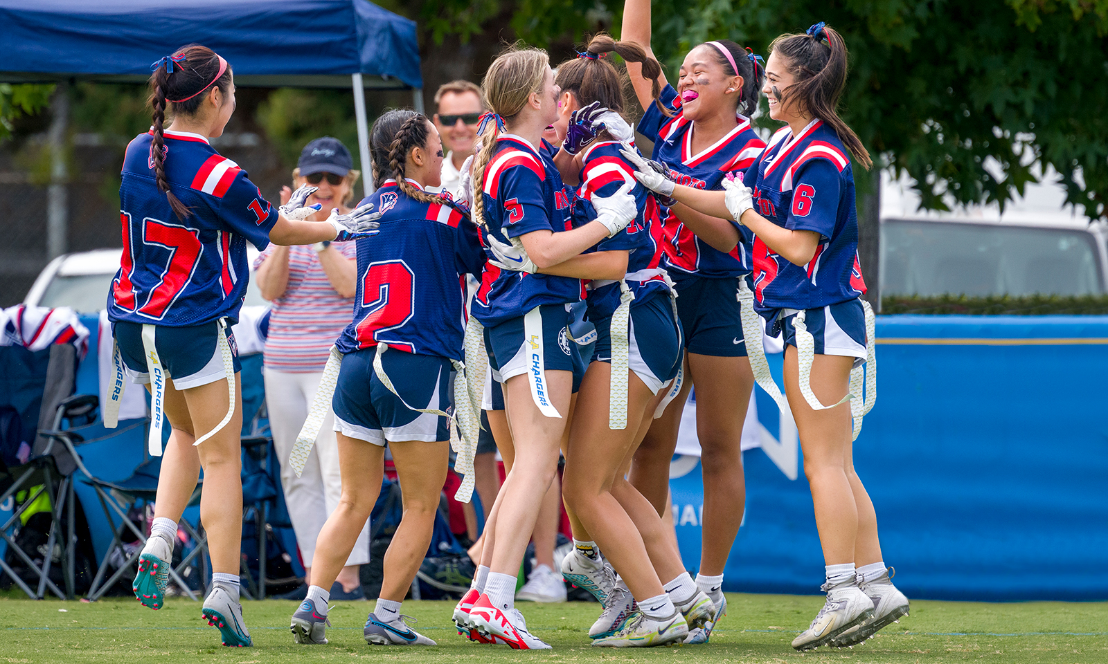 Girls flag football kicks off