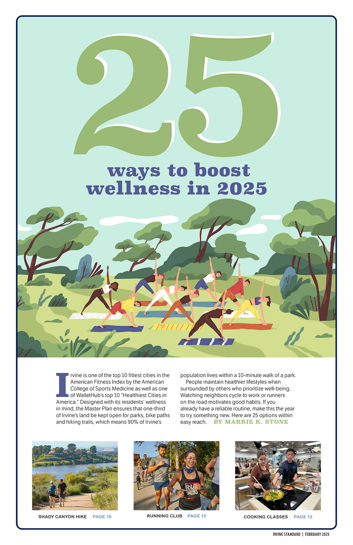 25 Ways to boost wellness in 2025 - Irvine Standard